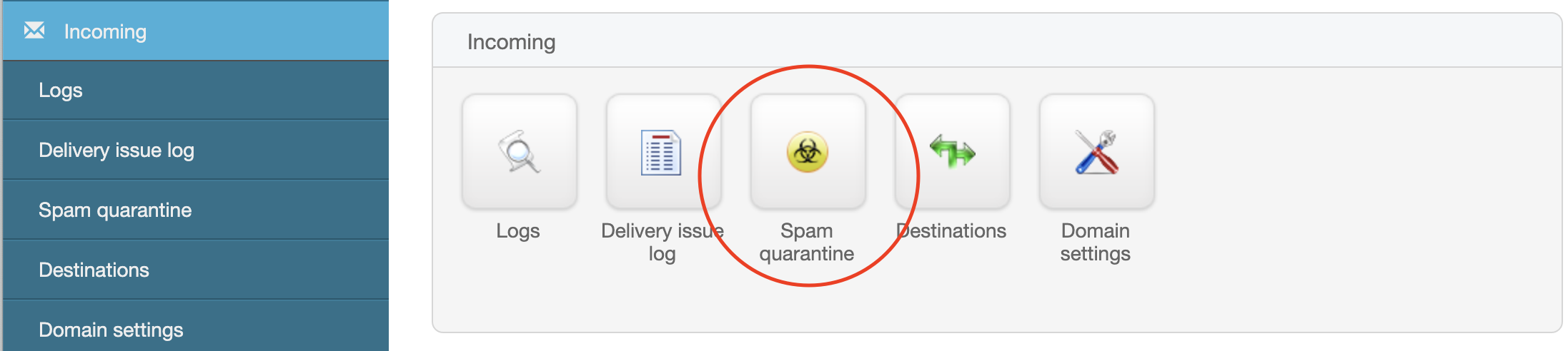 Manage AntispamCloud - Knowledgebase - Azym Technologies