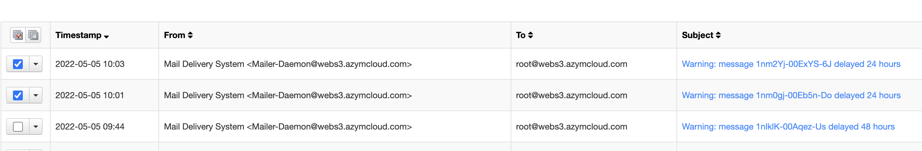 Manage AntispamCloud - Knowledgebase - Azym Technologies