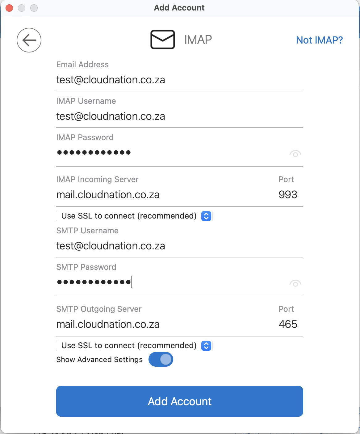 How to set up your email account in Outlook (Mac) - Knowledgebase - Azym Technologies
